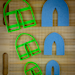 Arch 3 Ponted Arch Gate Cookie Cutter Multi-size - Etsy