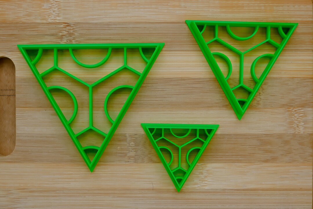 Triangles With Circles Tessellation Ver2 - 3D Triangular Mosaic Tiles ...