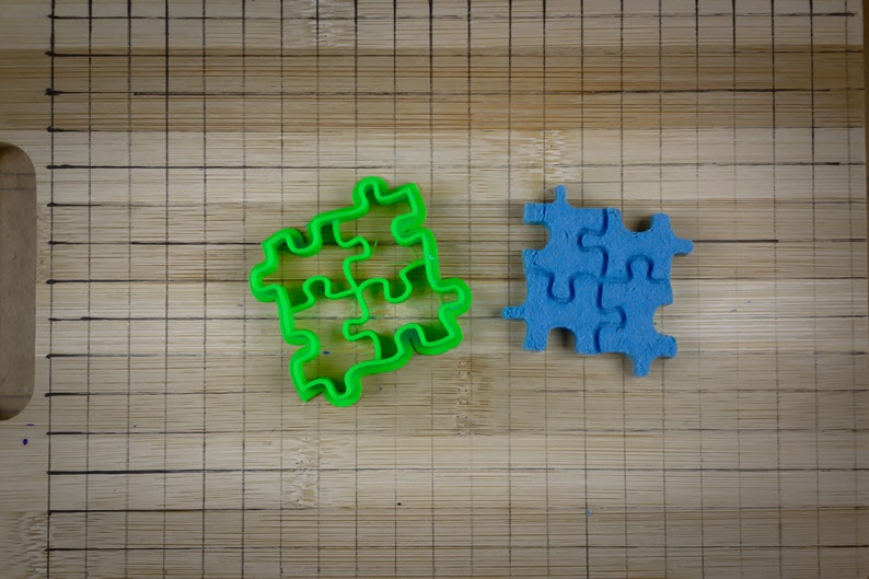 Puzzle Game Four pieces puzzle Jigsaw Puzzle Cookie | Etsy