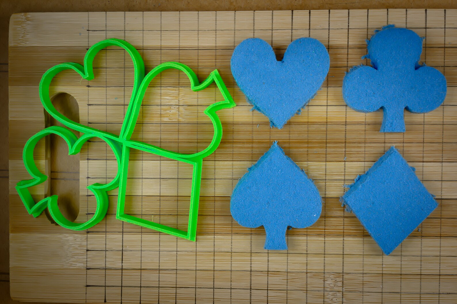 Four Suit Card Deck Hearts Diamonds Clubs Spades Hearts | Etsy