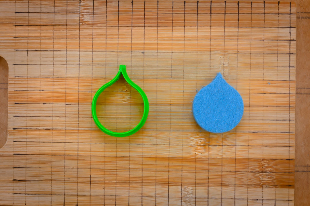 Raindrop Cookie Cutter - Spherical Round Rain Drop - Water Droplet ...