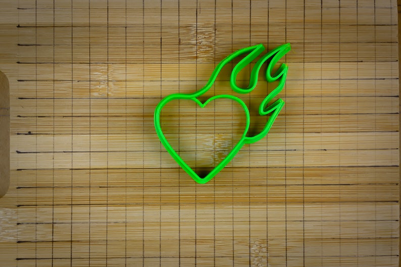 Flaming Heart 4 - Small Heart in Huge Flames - San Valentine Gift ...