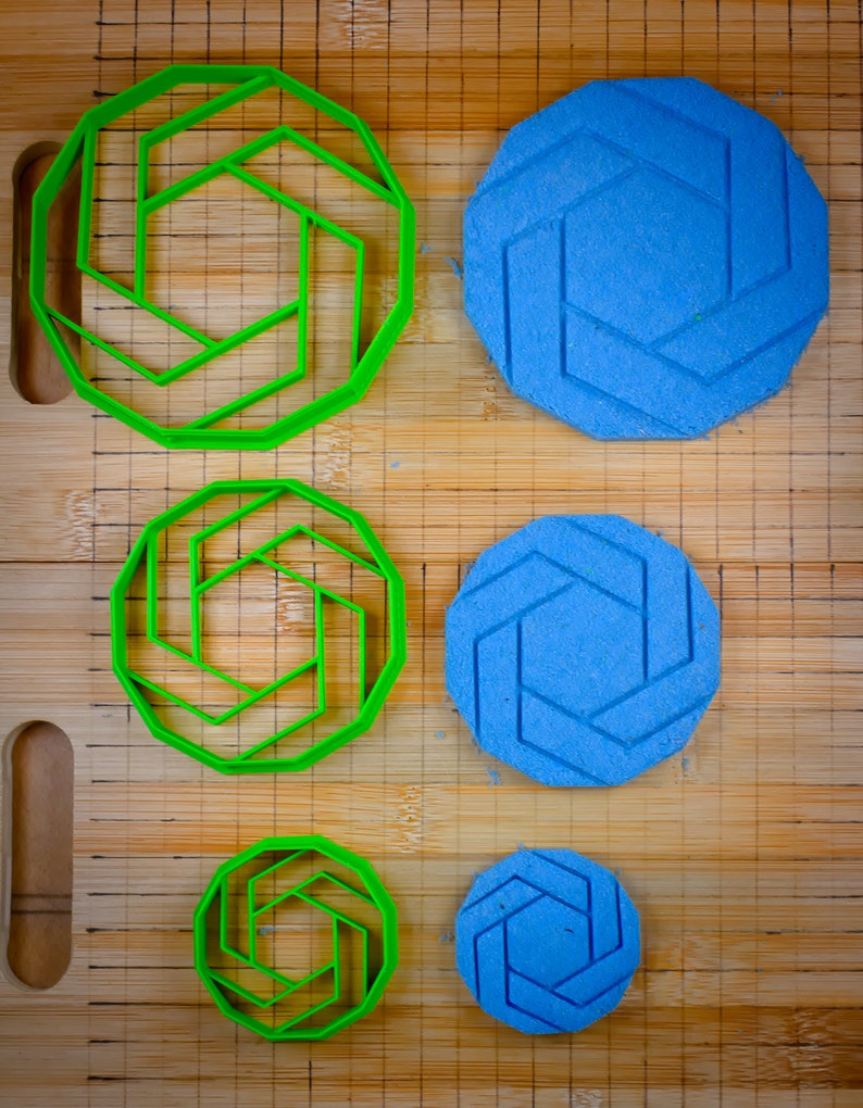 Hexagon Cookie - Rotation Effect - Cookie Cutter Multi-size - Etsy