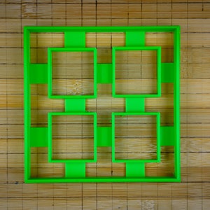 Square Window - Wooden Small Window - Cookie Cutter Multi-size - Etsy