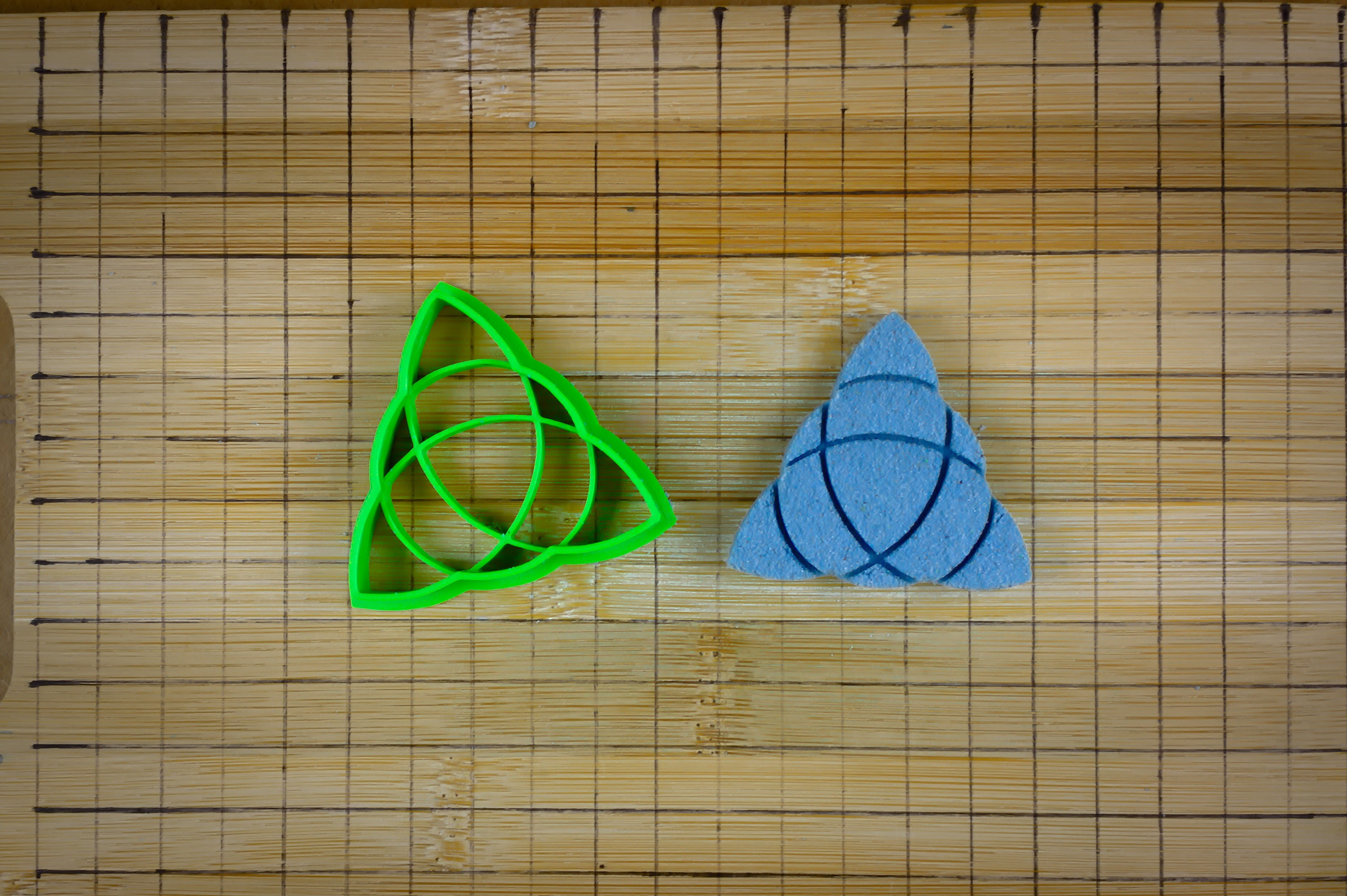 Triquetra Interlaced With Circle Trinity Trefoil Knot | Etsy