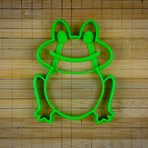 Cute Frog - Green Happy Frog - Smiling Frog - Cookie Cutter Multi-size ...