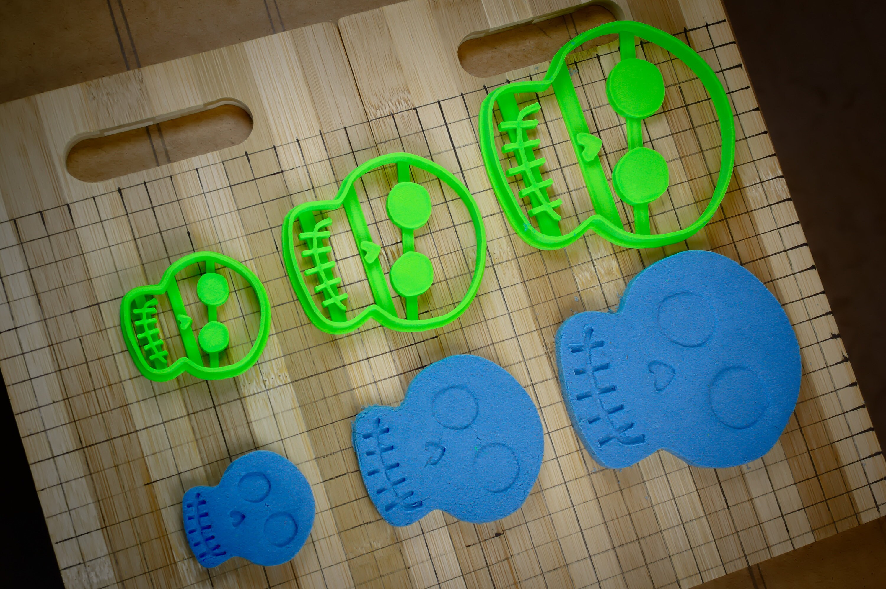 Happy Skull - Halloween - Funny Skull - Scalp - Cranium - Cookie Cutter ...