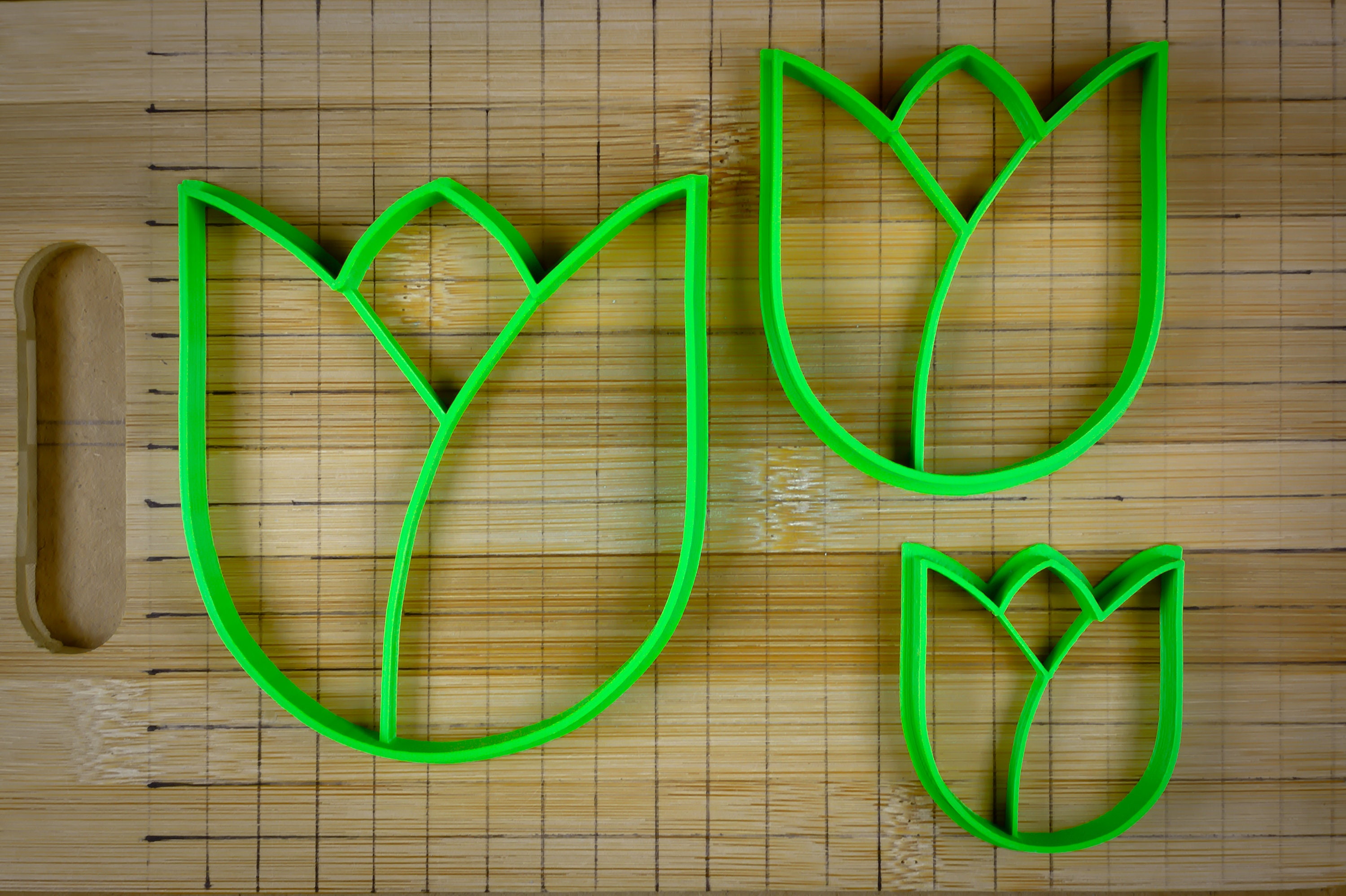 Tulip Flower 3D Design Red tulip in bloom Cookie cutter | Etsy