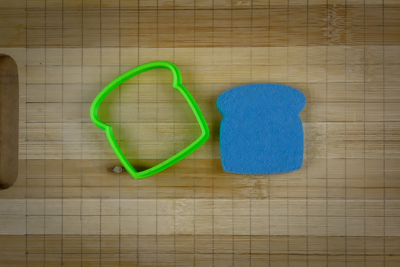 Toast Slice of bread Bread loaf Cookie Cutter Multi-Size | Etsy
