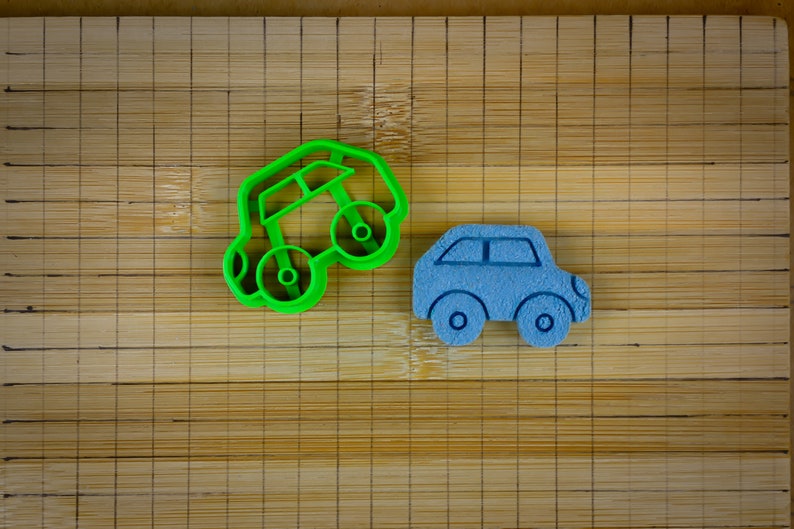 Cute Little Car 3 Square Toy Car Small Cartoon Vehicle - Etsy