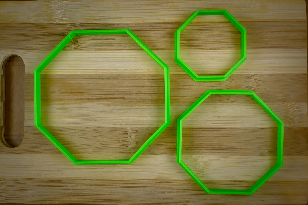 Octagon Shape - Polygon Geometric Shape - Cookie Cutter Multi-size - Etsy