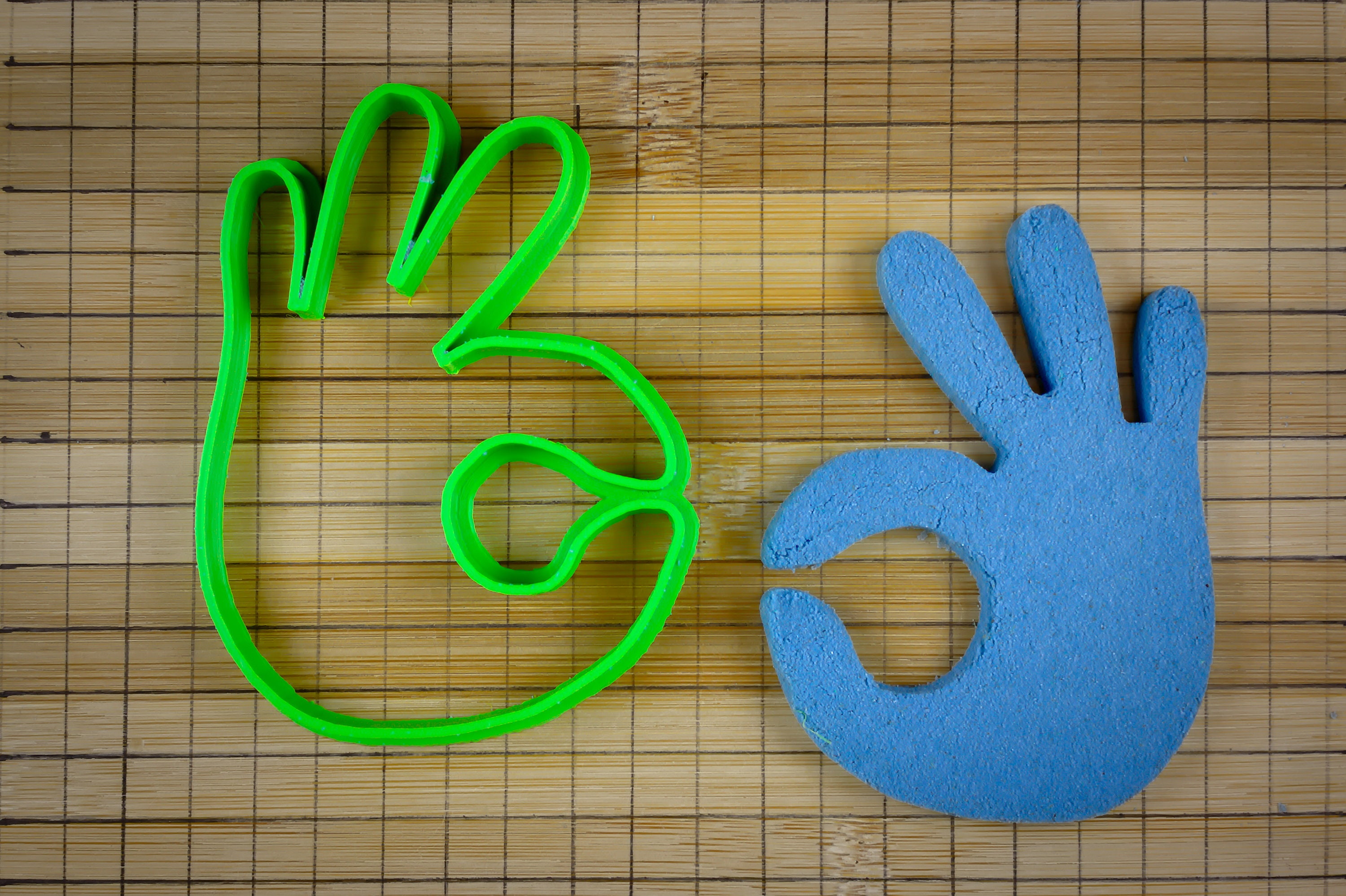 OK emoji OK emoticon Perfect Great hand emoji Cookie | Etsy