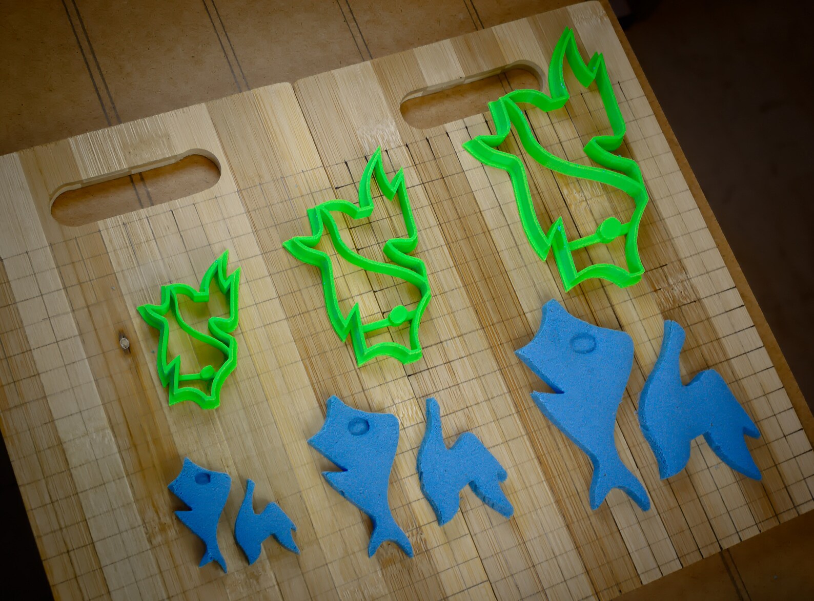 Bird Fish Pattern Duality and Symmetry Goose Fish Cookie | Etsy