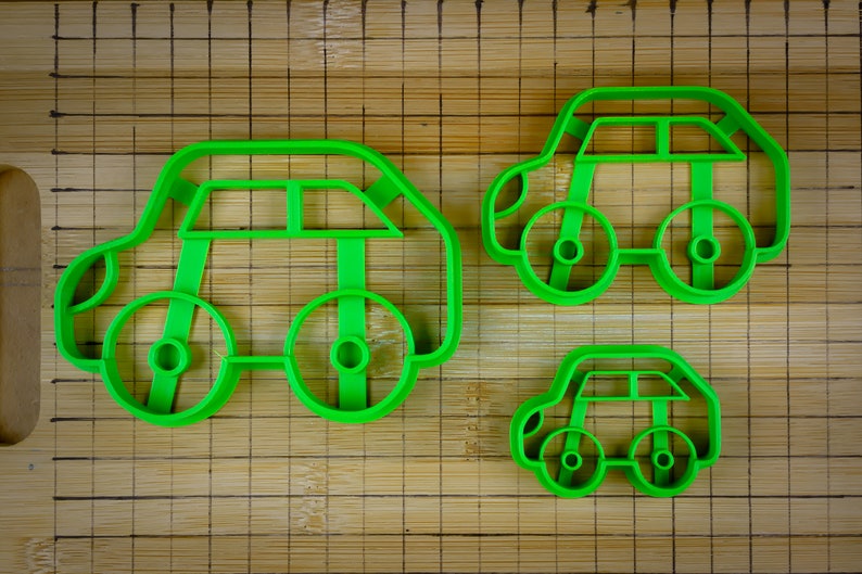 Cute Little Car 3 Square Toy Car Small Cartoon Vehicle - Etsy