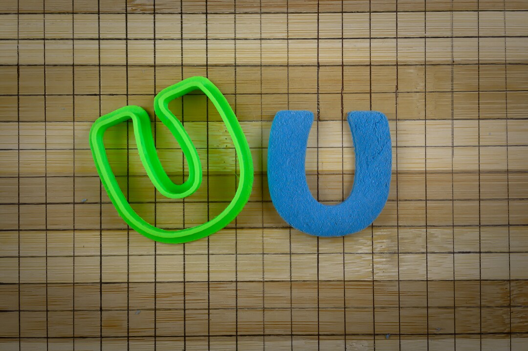 Letter U Cookie Cutter - U Symbol Character - English Alphabet - Baking ...