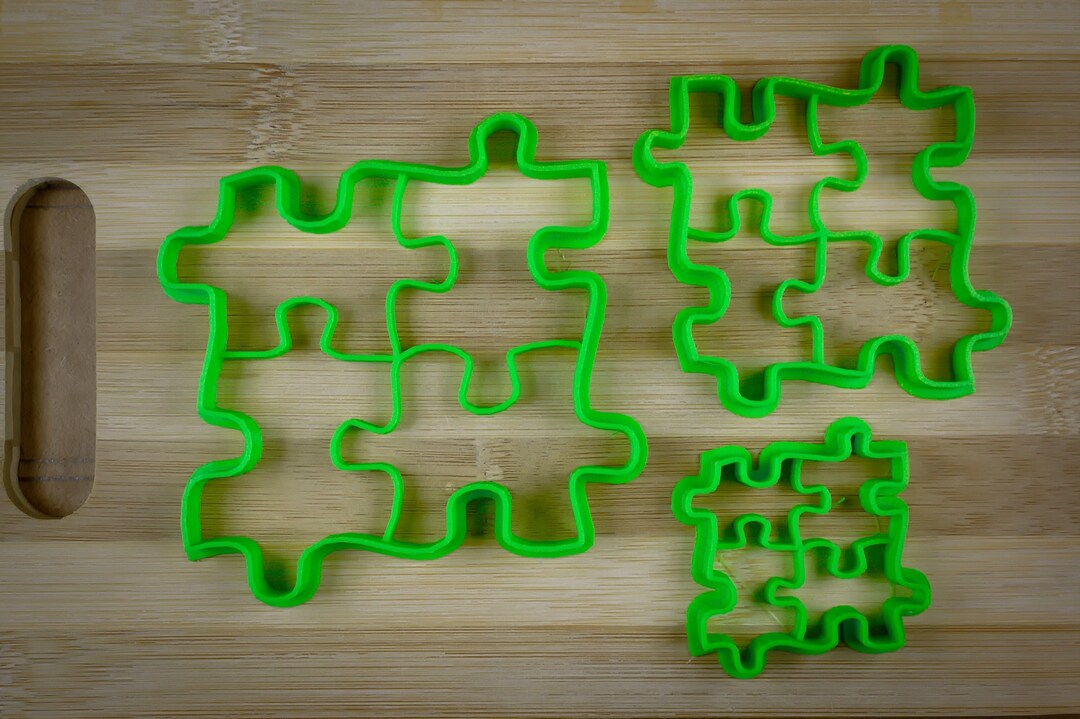 Puzzle Game - Four Pieces Puzzle - Jigsaw Puzzle - Cookie Cutter Multi ...