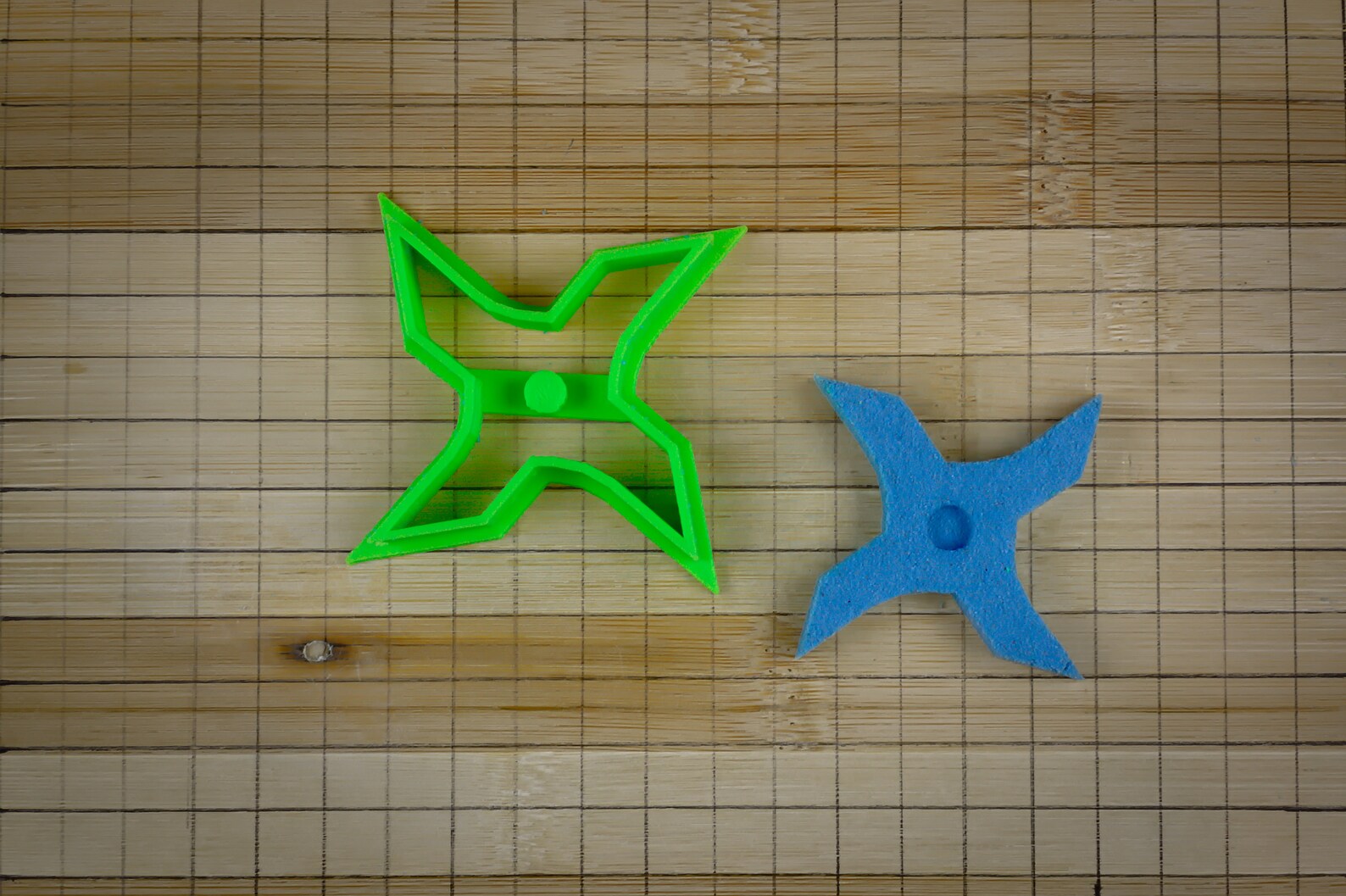 Ninja Star 2 Four Point Throwing Star Shuriken Cookie | Etsy