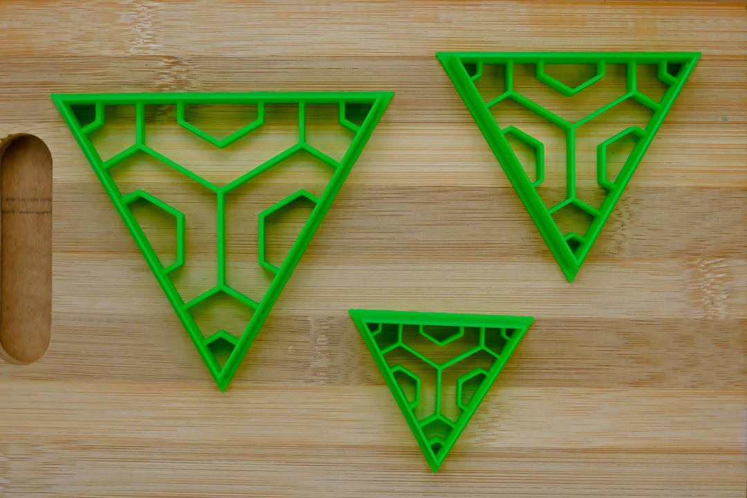 Triangles With Hexagons Tessellation 2 - 3D Triangular Mosaic Tiles ...
