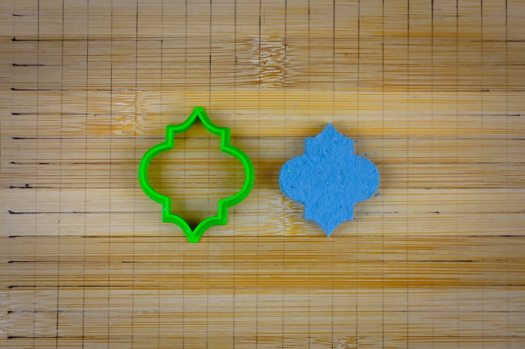 Ogee Tile Cookie Cutter - Arabesque Mosaic Biscuit Mold - Lantern Shape ...