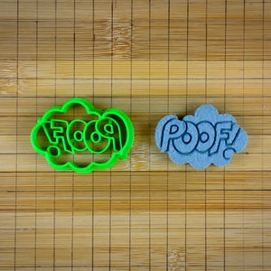 POOF Cartoon Vanish Disappear Sound Vanish Effect Cookie Cutter Multi ...