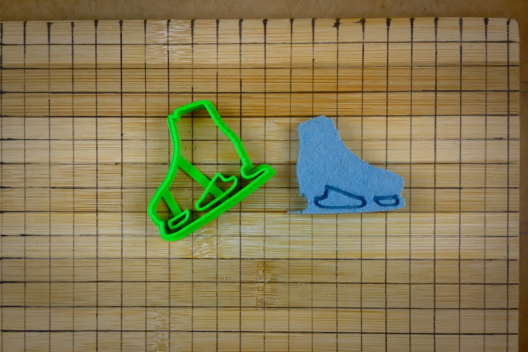 Ice Skating Shoe Cookie Cutter - Figure Ice Skate With Metal Blades ...