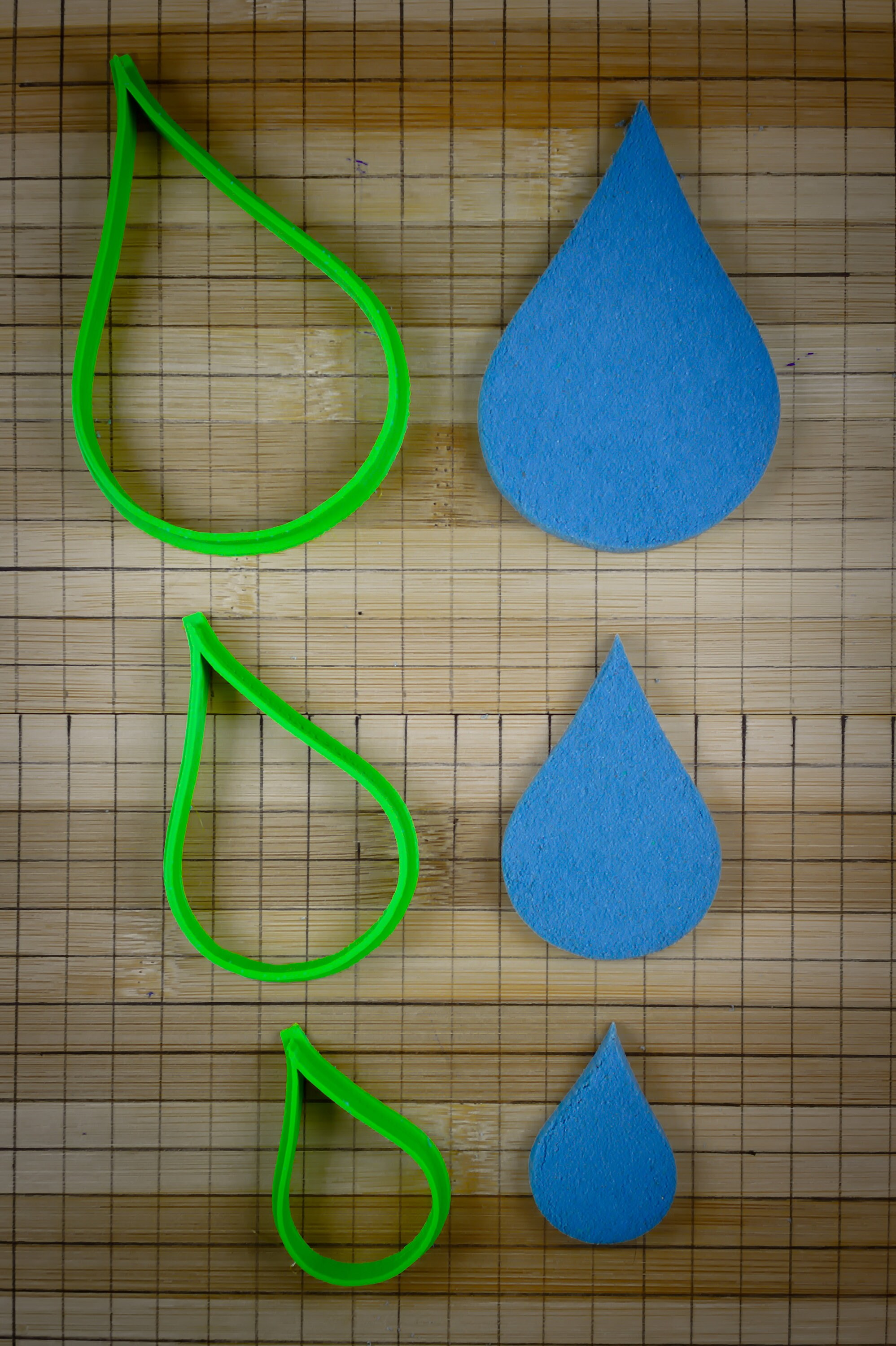 Rain Drop Droplet Raindrop Cookie Cutter Multi-size | Etsy