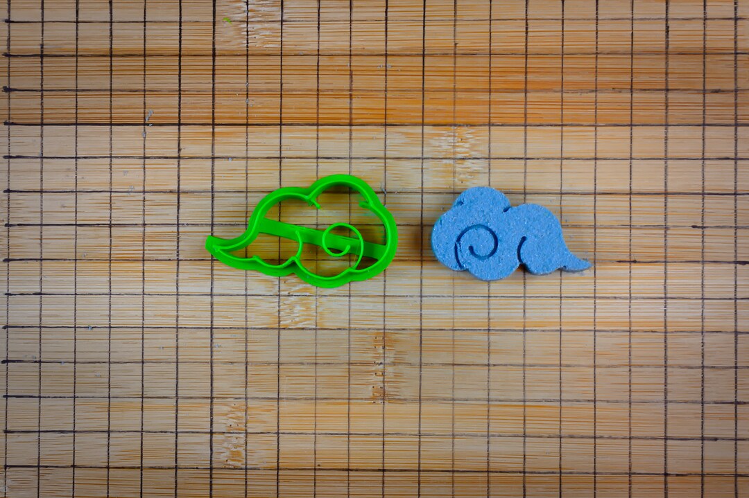 Windy Cloud Cookie Cutter - Fluffy - Cloudy Day Sky With Wind Weather ...