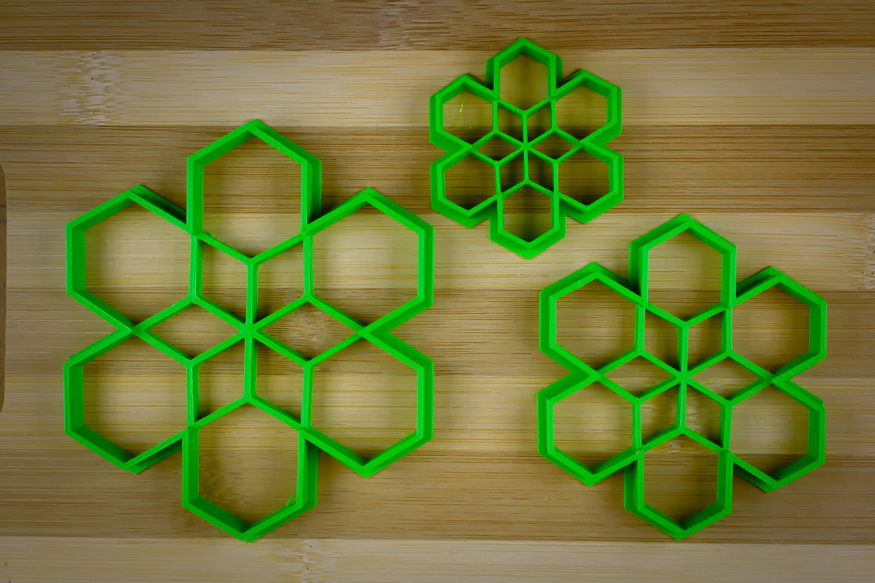 Hexagon flower Hexagonal flower Cookie cutter Multi-Size | Etsy