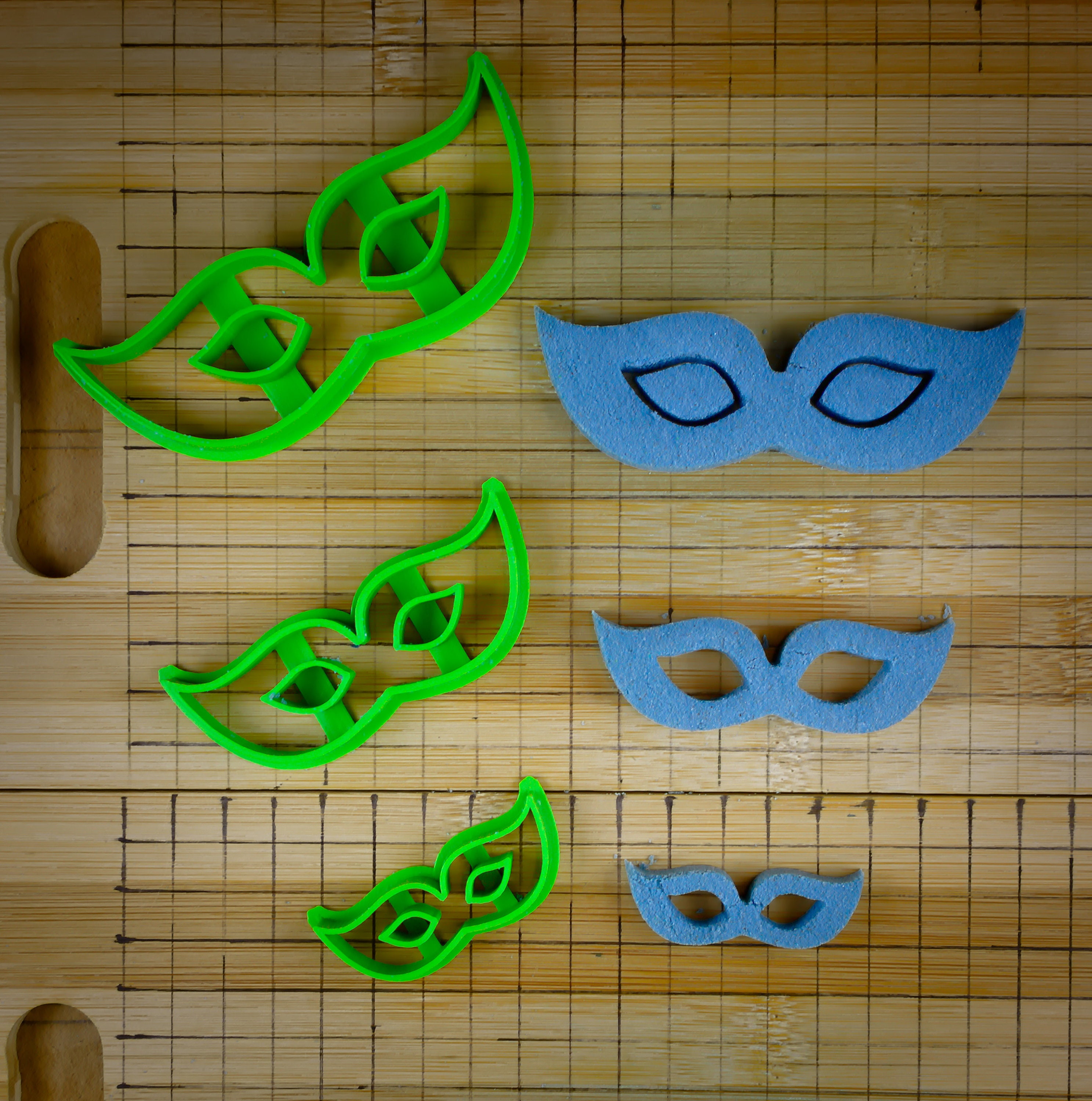 Carnival Mask - Face Mask - Disguise - Mardi Gras - Cookie Cutter Multi ...