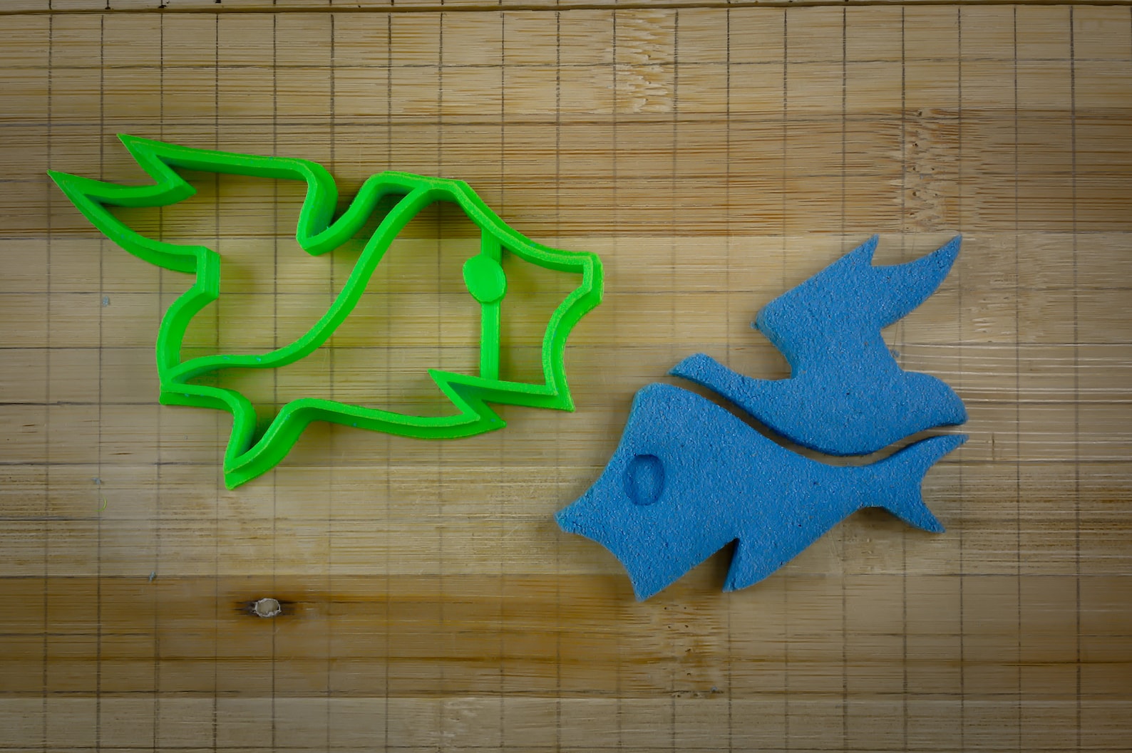 Bird Fish Pattern Duality and Symmetry Goose Fish Cookie | Etsy