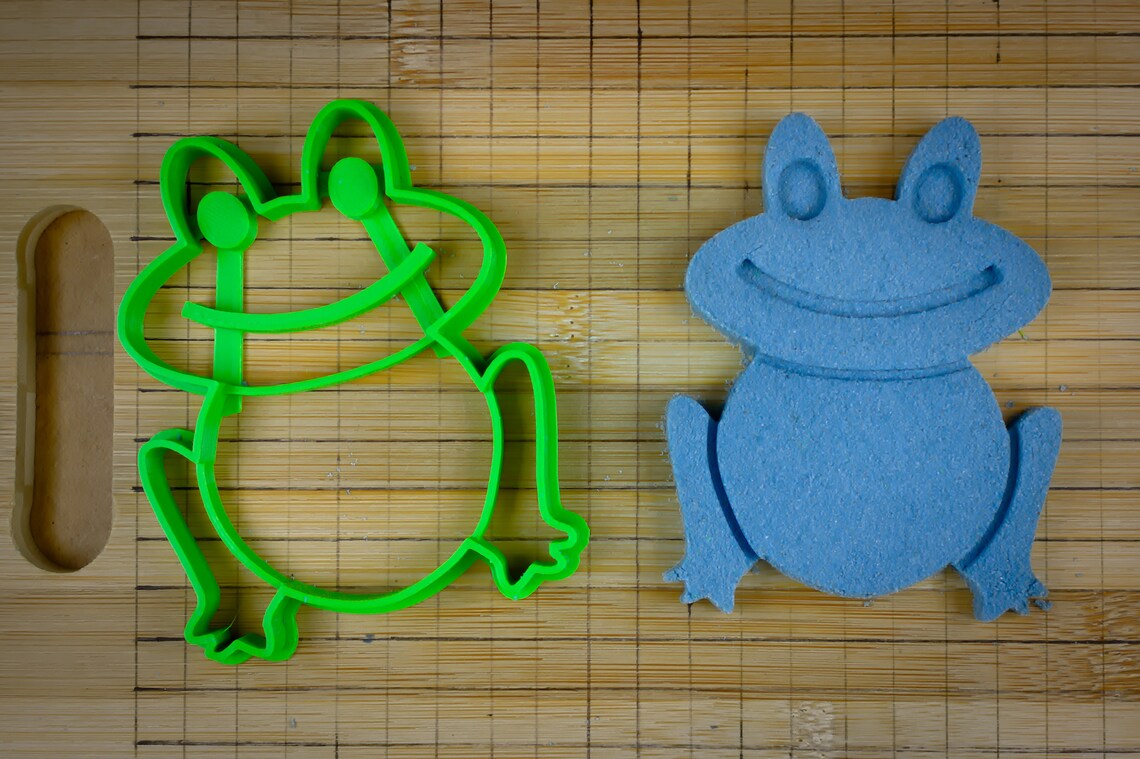 Cute Frog Green happy frog Smiling frog Cookie cutter | Etsy