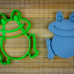 Cute Frog - Green Happy Frog - Smiling Frog - Cookie Cutter Multi-size ...