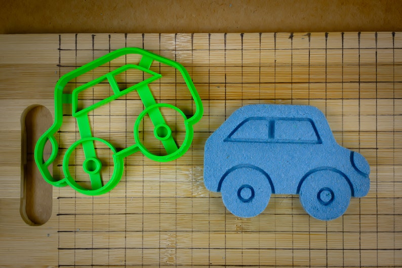 Cute Little Car 3 Square Toy Car Small Cartoon Vehicle - Etsy