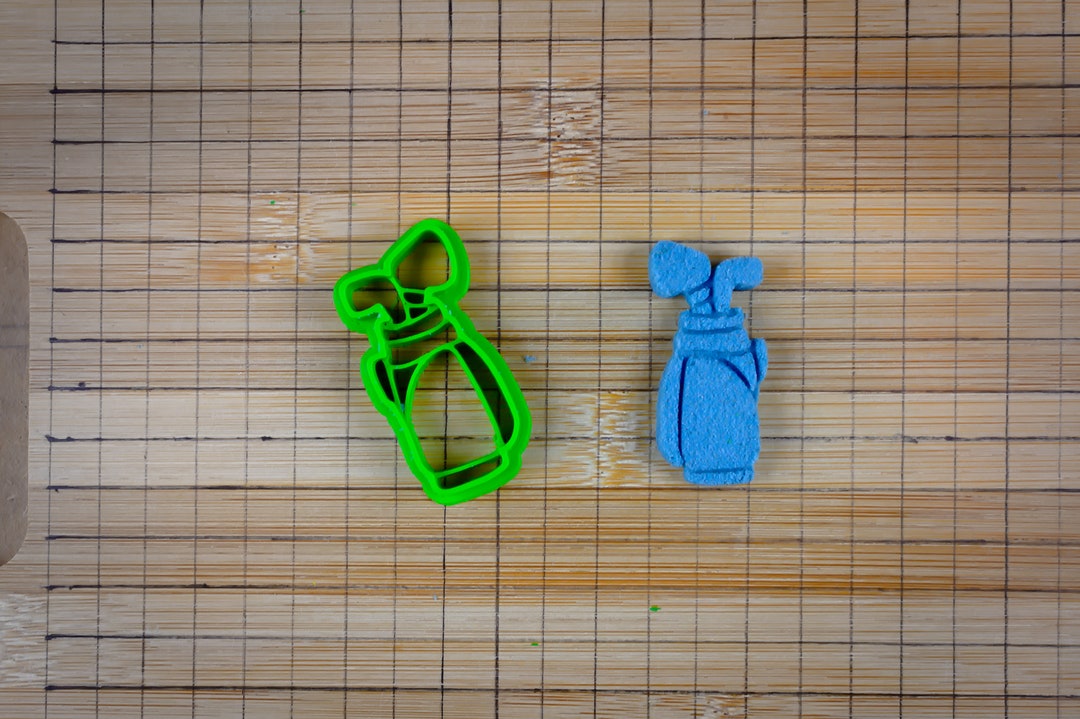 Golf Bag Cookie Cutter - Stand Bag With Clubs - Sport Game - Golfer ...