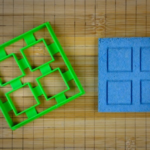 Square Window - Wooden Small Window - Cookie Cutter Multi-size - Etsy