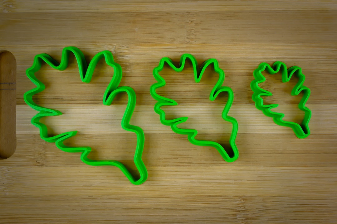 Oak Leaf - Autumn Oak Leaf - Cookie Cutter Multi-size - Etsy