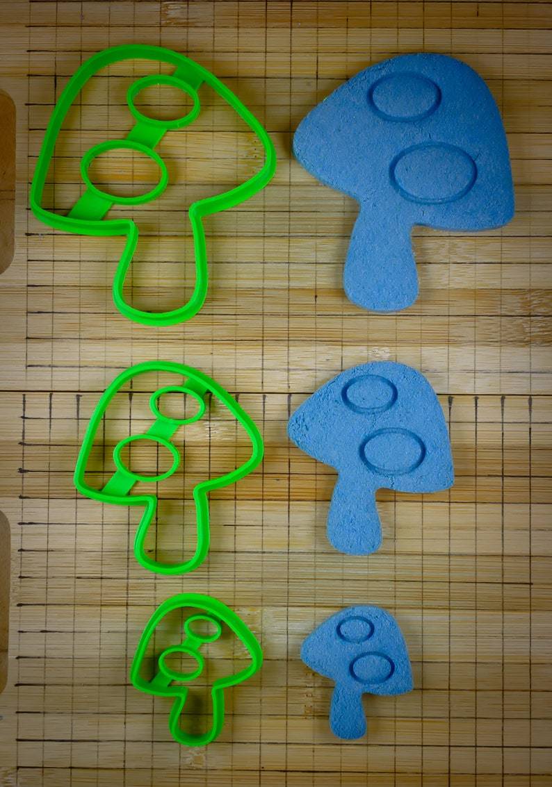 Mushroom 3D Toadstool Magic Fungus Cookie Cutter | Etsy