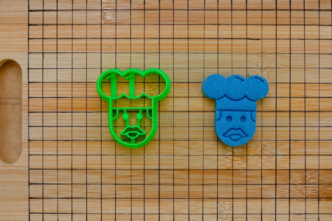 Smiling Chef - Cooking Cartoon Face - Happy Chef - Cook - Cookie Cutter ...