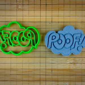 POOF Cartoon Vanish Disappear Sound Vanish Effect Cookie Cutter Multi ...