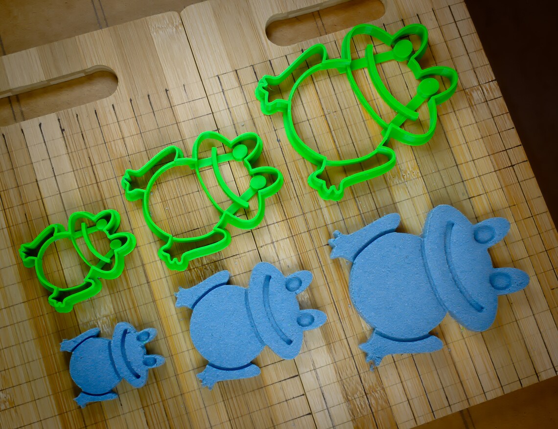 Cute Frog Green happy frog Smiling frog Cookie cutter | Etsy