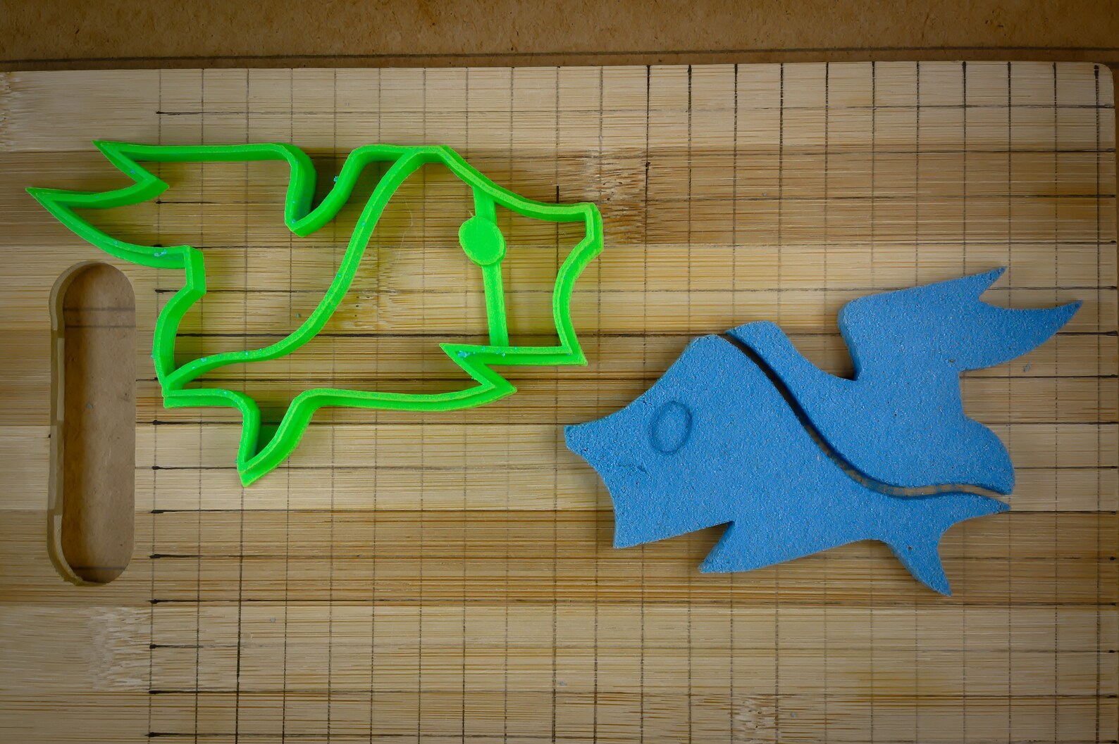 Bird Fish Pattern Duality and Symmetry Goose Fish Cookie | Etsy