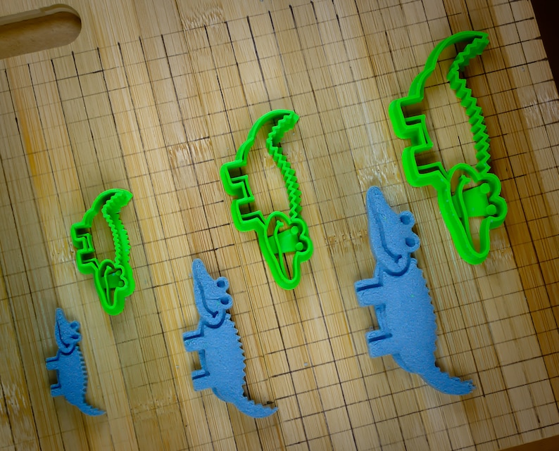 Happy Crocodile Smiling Alligator Cute Reptile Cookie | Etsy