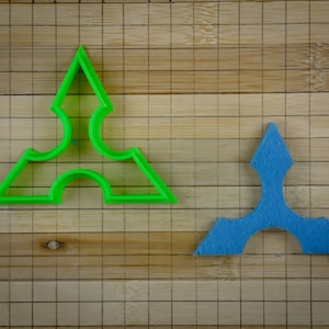 Ninja Star 1 Three Point Throwing Star Shuriken Cookie Cutter Multi ...