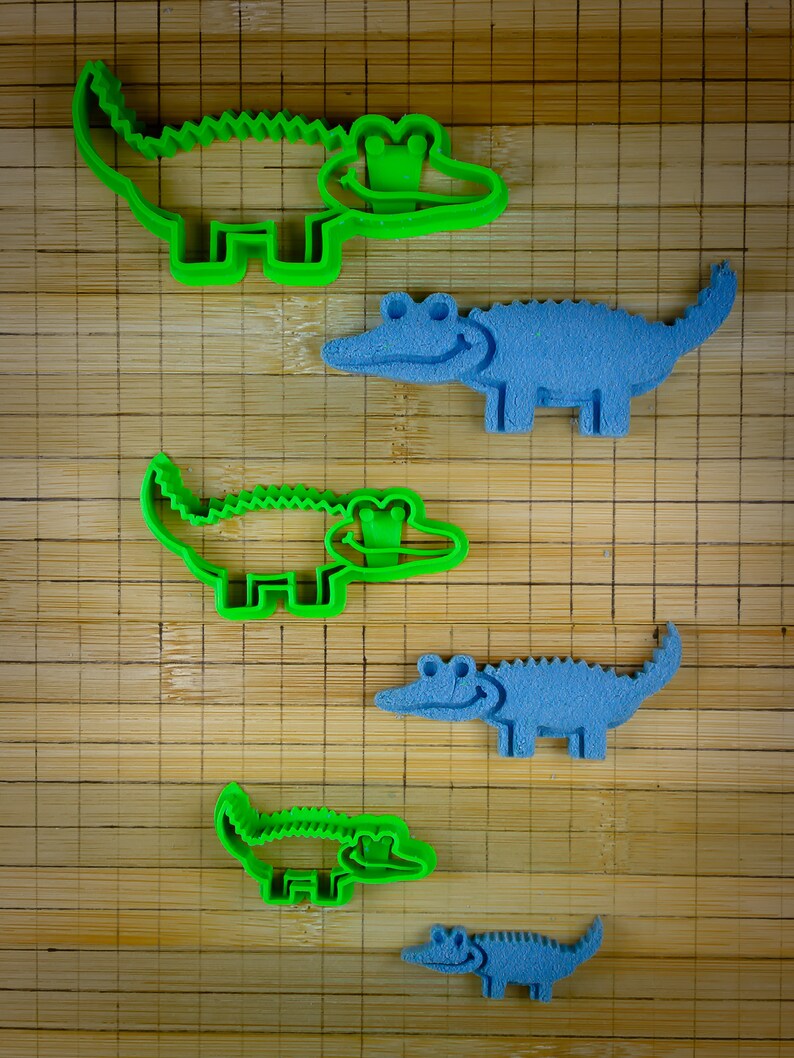 Happy Crocodile Smiling Alligator Cute Reptile Cookie | Etsy
