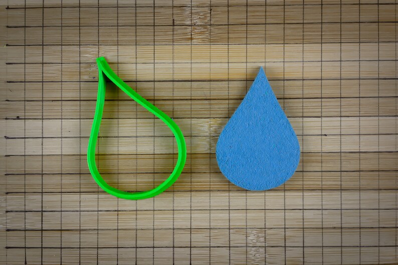 Rain Drop Droplet Raindrop Cookie Cutter Multi-size - Etsy