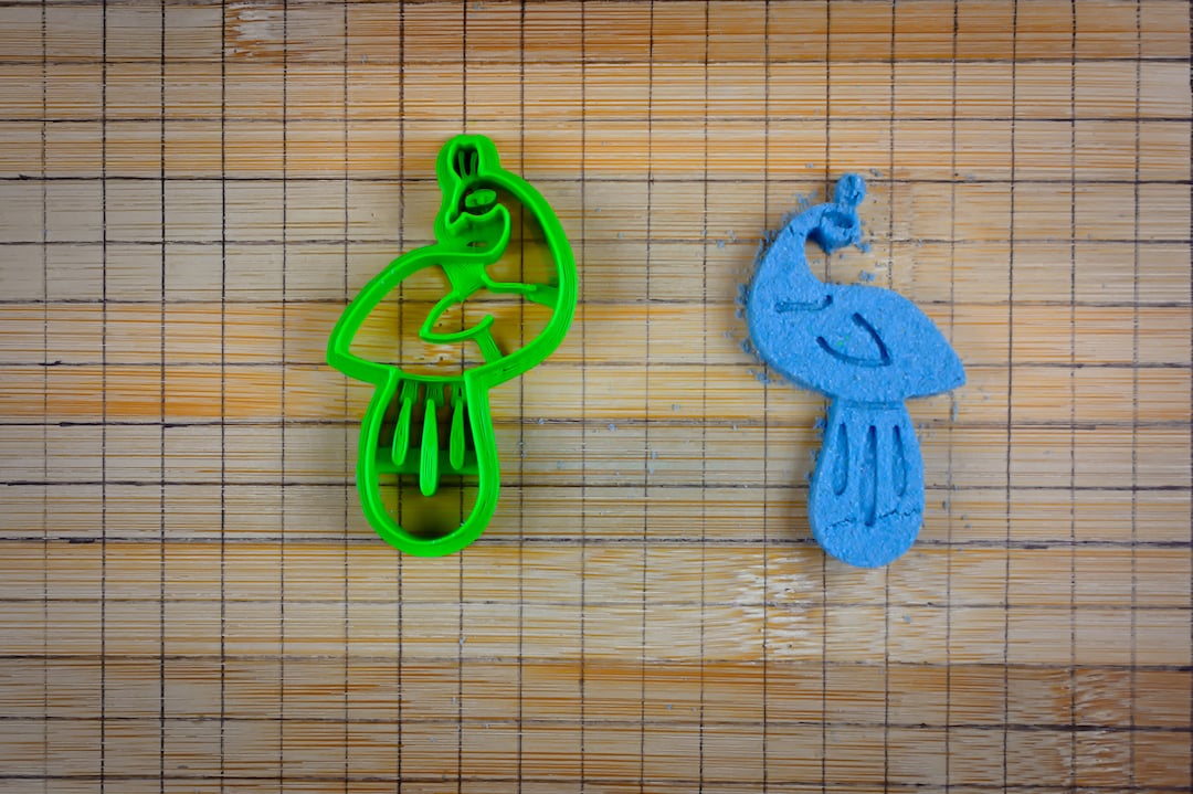 Peacock Cookie Cutter - Peafowl Cartoon Colorful Bird - Pheasant ...