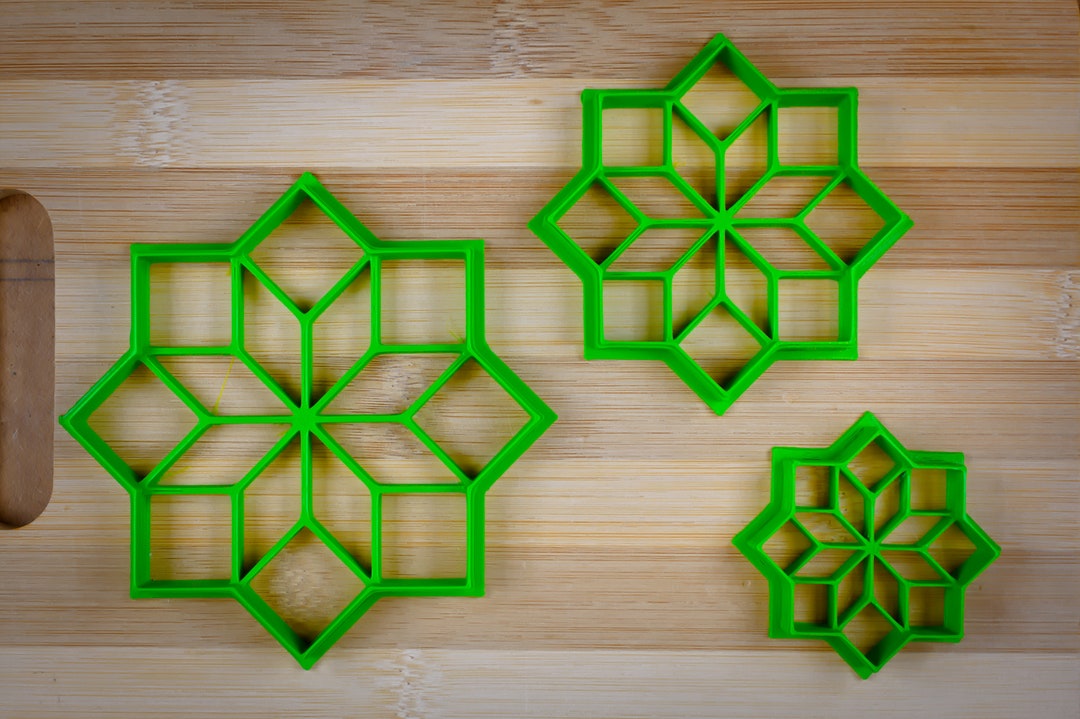 Octagon Based Flower - Geometric Flower - 3D Cubes - Eight Petals ...