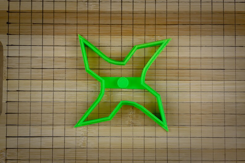 Ninja Star 2 Four Point Throwing Star Shuriken Cookie - Etsy