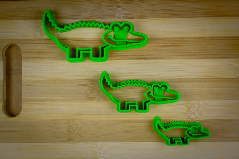 Happy Crocodile Smiling Alligator Cute Reptile Cookie | Etsy