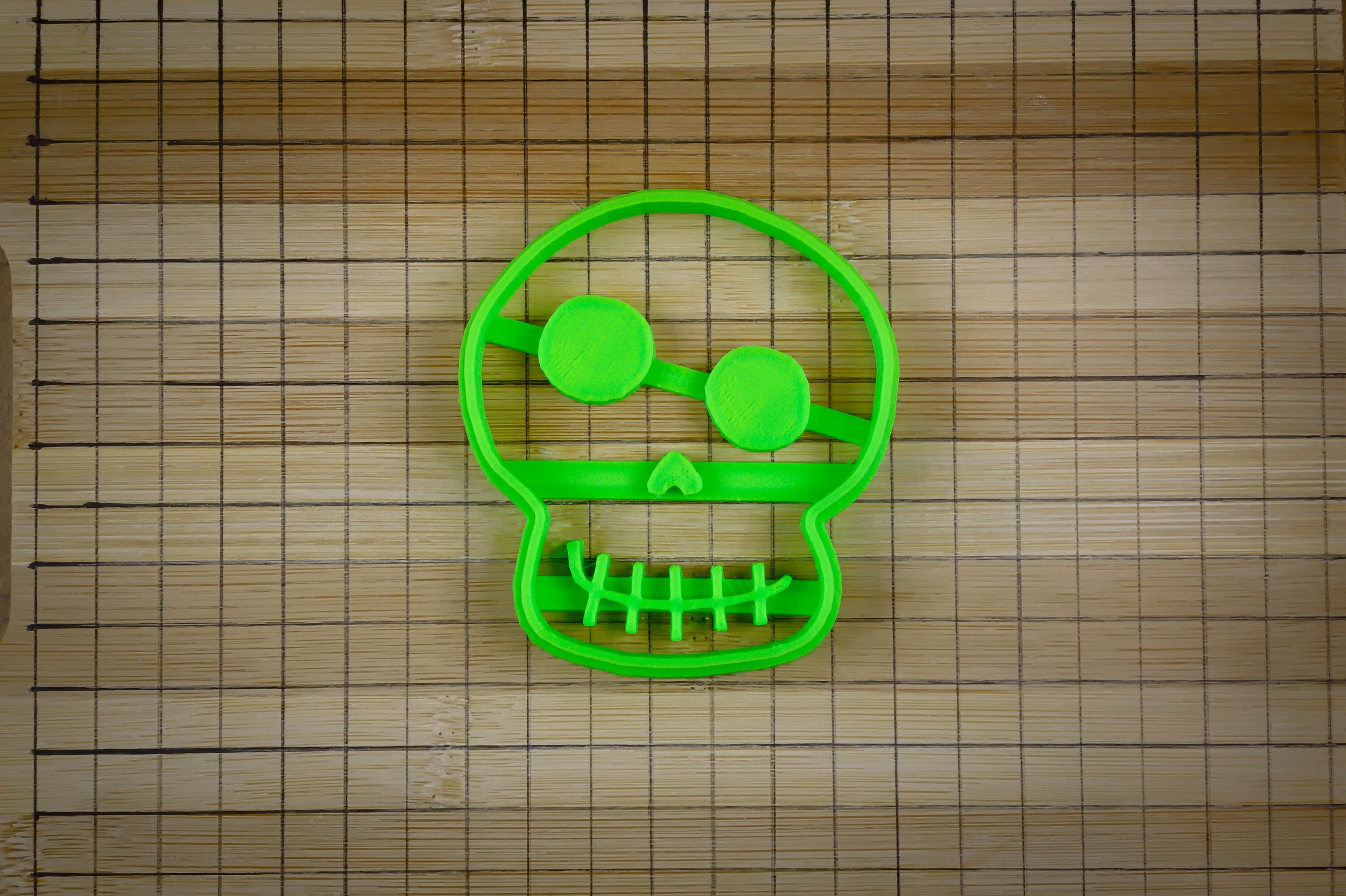 Happy Skull - Halloween - Funny Skull - Scalp - Cranium - Cookie Cutter ...